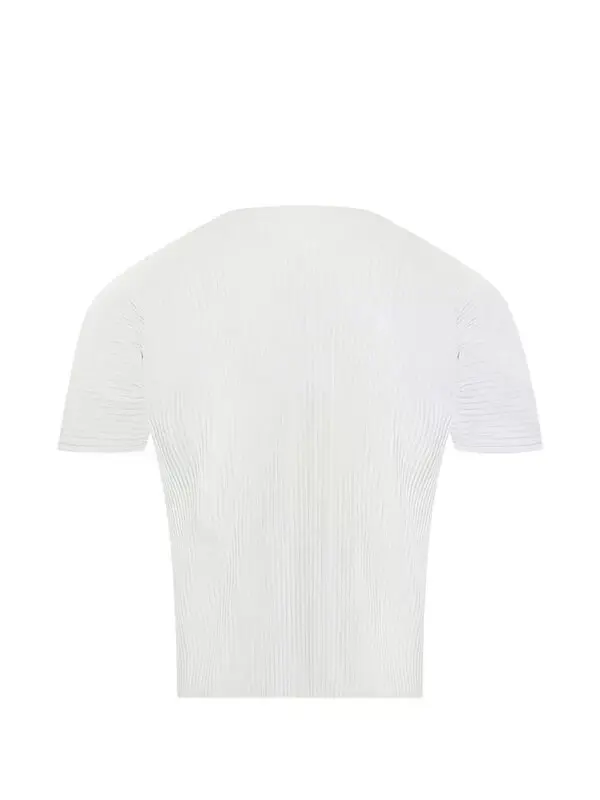 Issey Miyake Pleated Basic T-shirt - Grey