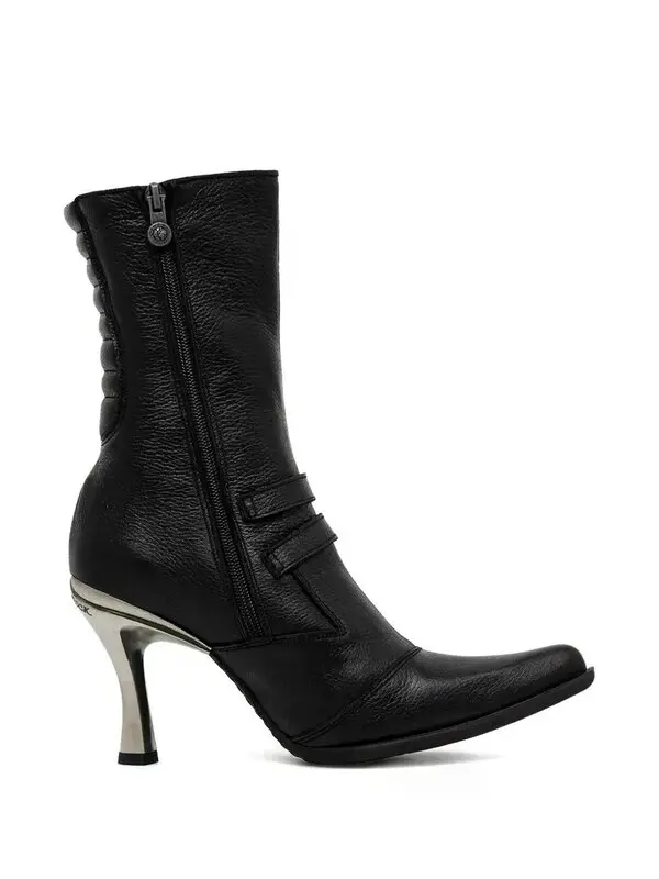 NEW ROCK Buckle-detail Boots