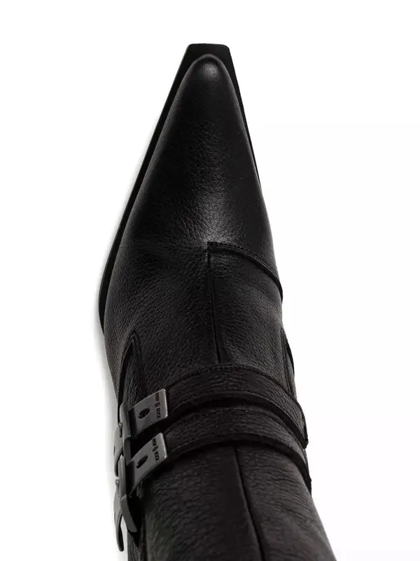 NEW ROCK Buckle-detail Boots