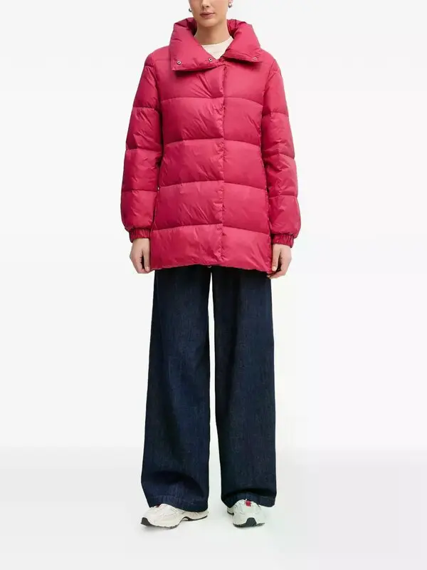 BENETTON Quilted Funnel-neck Jacket
