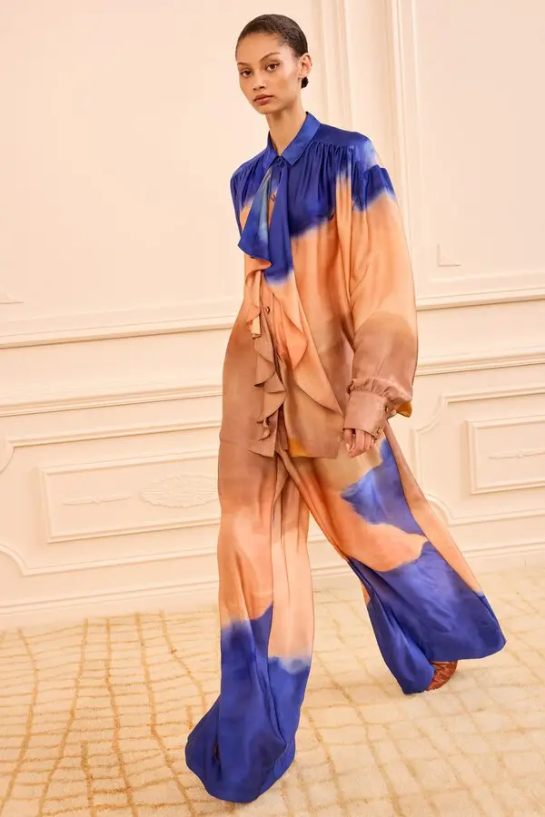 Ulla Johnson Gesture Silk Blouse - Moontide
