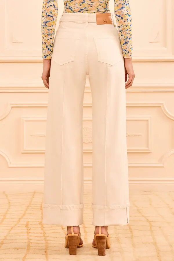 Ulla Johnson The Genevieve Pintuck Jean