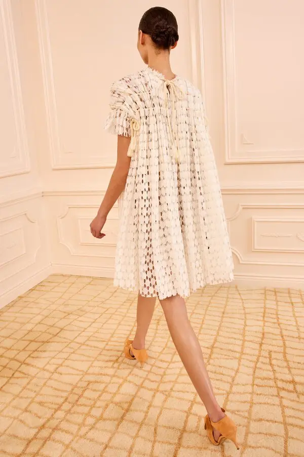Ulla Johnson Layla Lace Mini Dress - Chalk