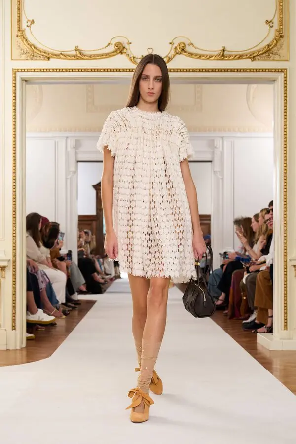 Ulla Johnson Layla Lace Mini Dress - Chalk