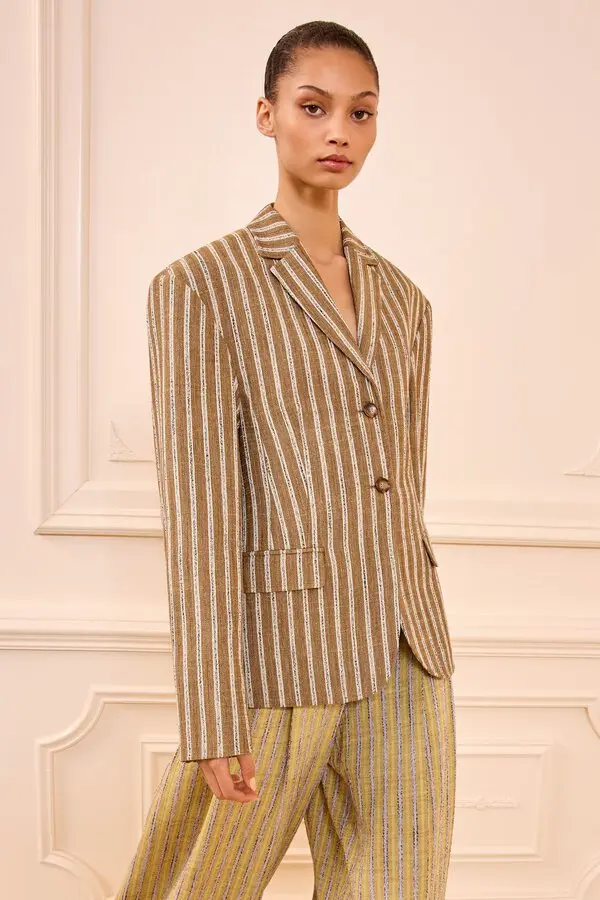 Ulla Johnson Matteo Tailored Blazer - Linum