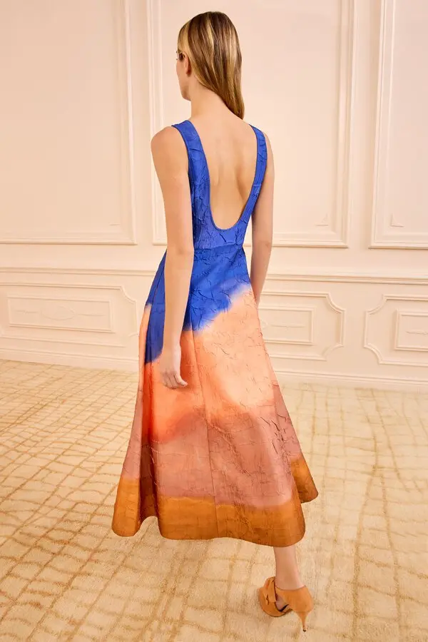 Ulla Johnson Georgia Satin Midi Dress