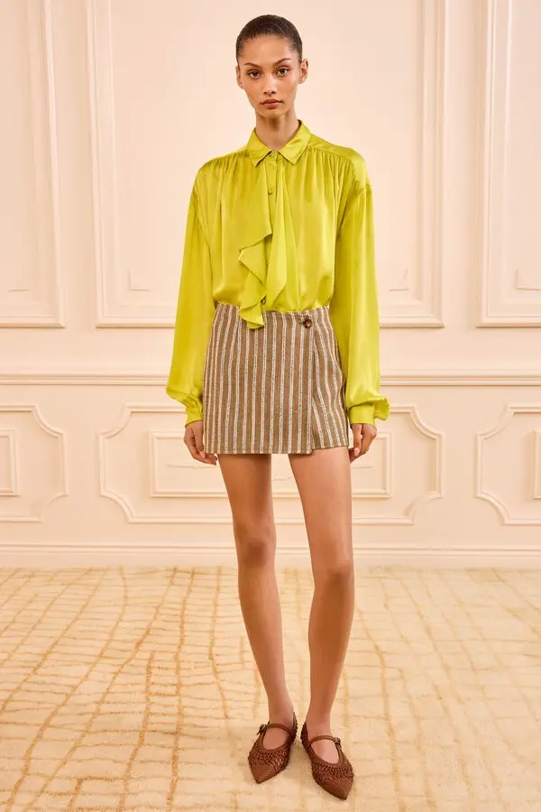 Ulla Johnson Doria Mini Wrap Skirt