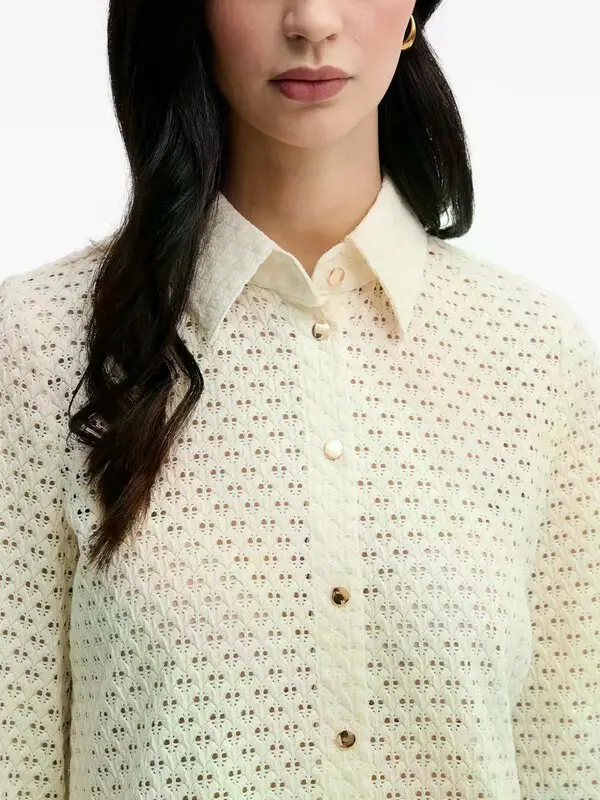 MARC AUREL Pierced Button Shirt