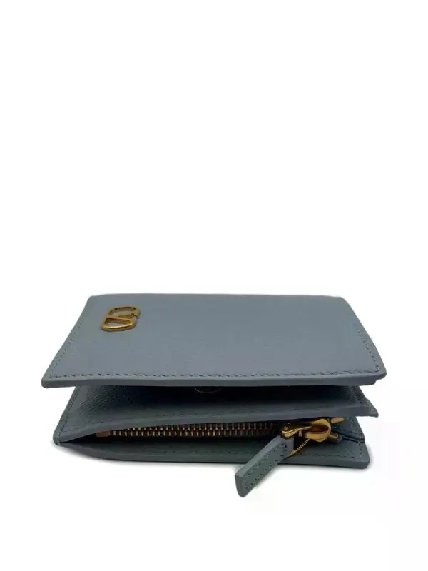 Valentino Garavani Logo-detail Wallet - Blue