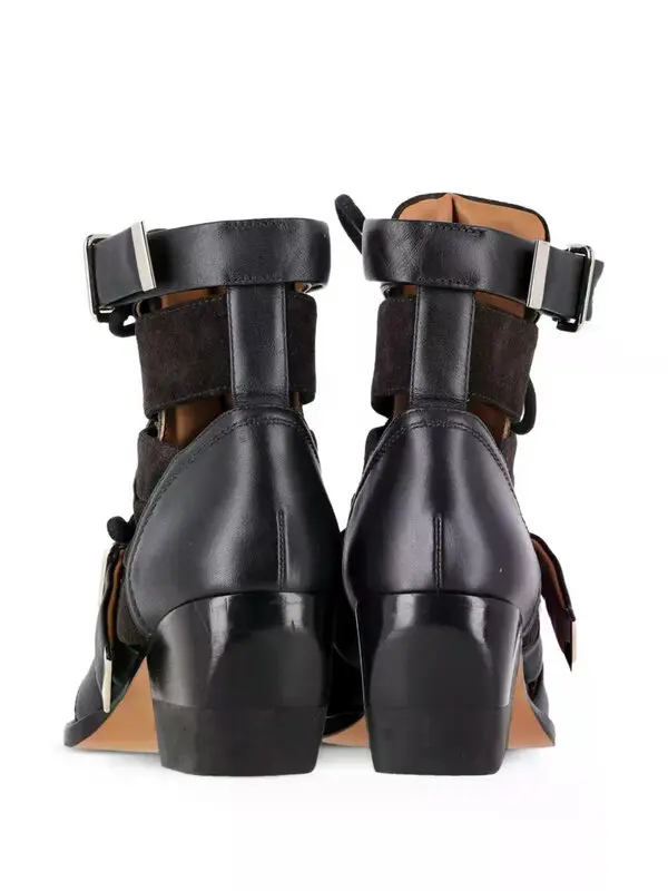 Chloé Rylee Cut-out Boots - Black