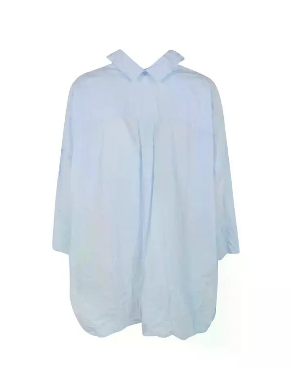 DANIELA GREGIS Long-sleeve Collared Shirt - Blue