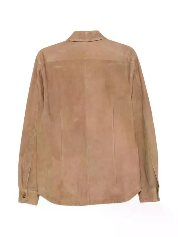 Boglioli Buttoned Suede Shirt