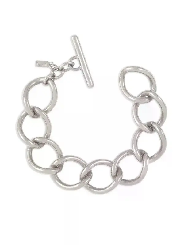 SUSAN CAPLAN 1980s Monet Cable-link Bracelet - Silver