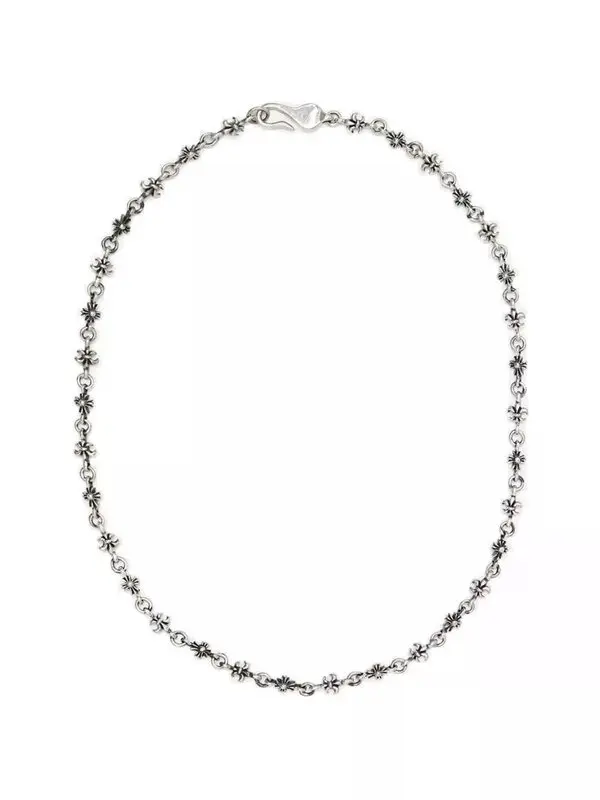 AMAL GUESSOUS Flower-chain Necklace - Silver