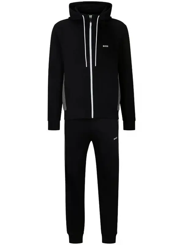 BOSS Printed Tracksuit - Black