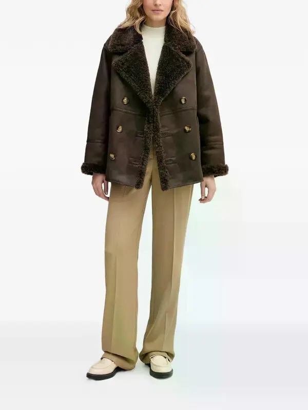 PEDRO DEL HIERRO Button Double-breasted Coat