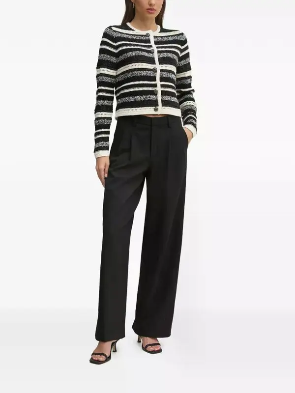 OUI Pleated Wide-leg Trousers