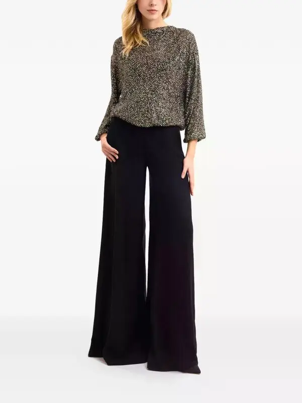 GEMY MAALOUF Round Neck Blouse