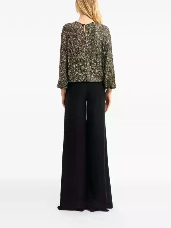 GEMY MAALOUF Round Neck Blouse