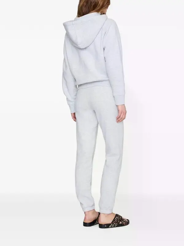 ANINE BING Stephen Logo-detail Track Pants - Grey