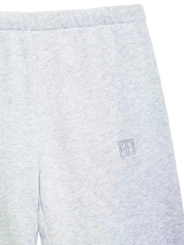 ANINE BING Stephen Logo-detail Track Pants - Grey
