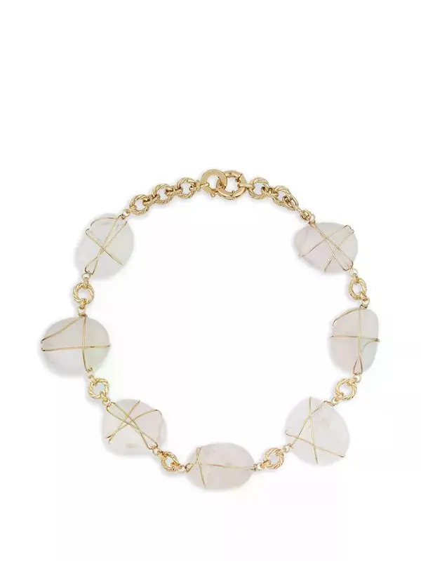 Gas Bijoux Rainbow Gemstone-embellished Necklace - Gold