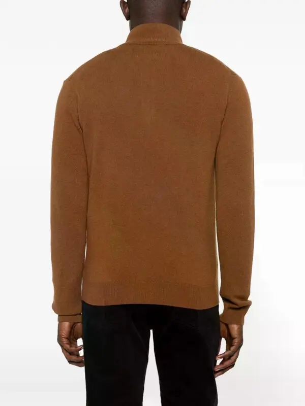 Gant Half-zip Sweater - Brown