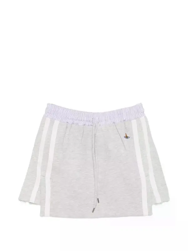 VIVIENNE WESTWOOD Stripe-waist Drawstring Mini Skirt