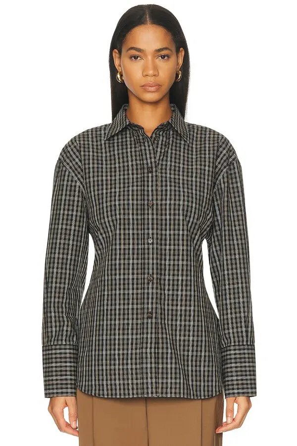 RÓHE Shaped Check Shirt
