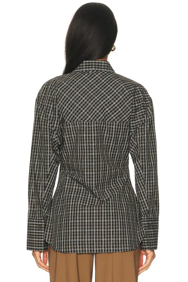 RÓHE Shaped Check Shirt