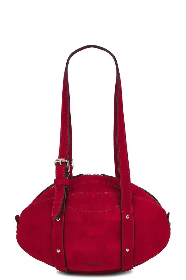 Monse Football Shoulder Bag - Molten Lava