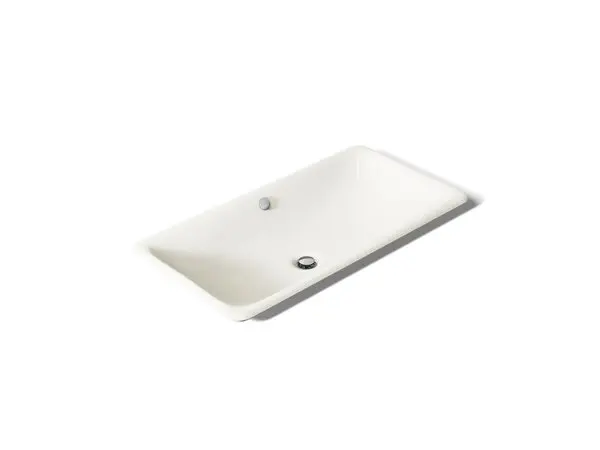 KOHLER Iron Plains 30" Rectangular Drop-in/undermount/vessel Bathroom Sink With Biscuit Painted Underside - One-color