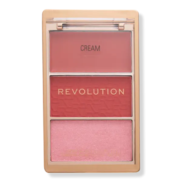 REVOLUTION BEAUTY Blush Icon Palette - Rebellious Red