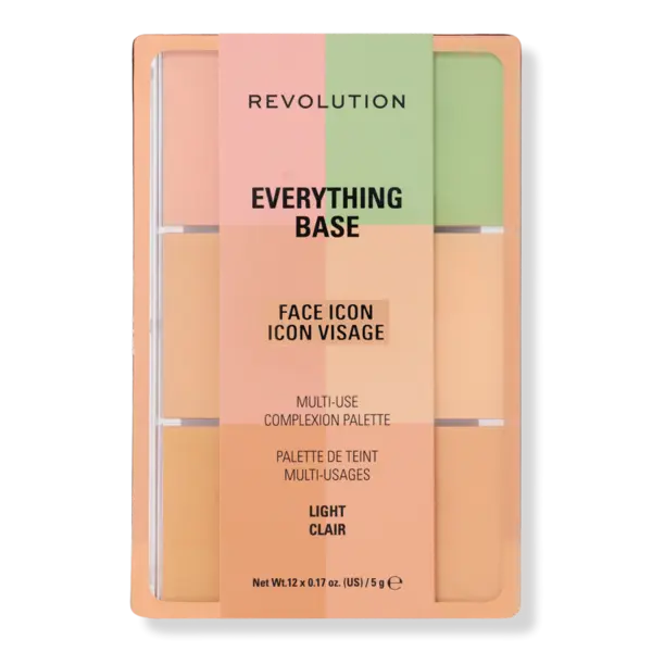 REVOLUTION BEAUTY Everything Base Face Icon Complexion Palette - Light