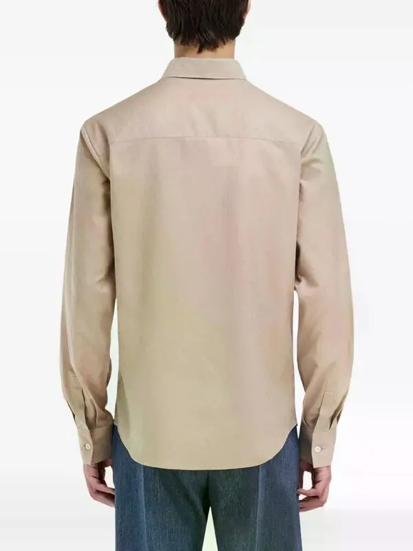 FERRAGAMO Monogram Button-down Shirt