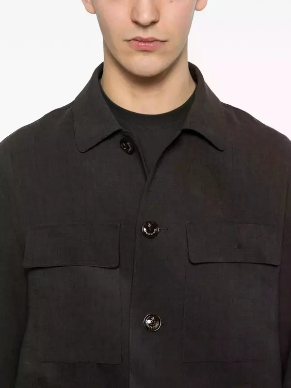MONTECORE Asphalt Buttoned Jacket - Grey