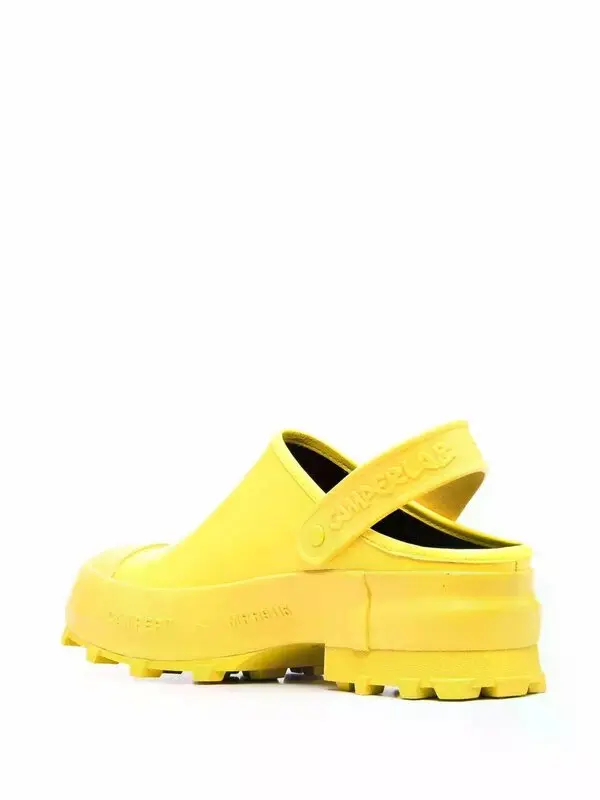 Camper Traktori Leather Clogs - Yellow