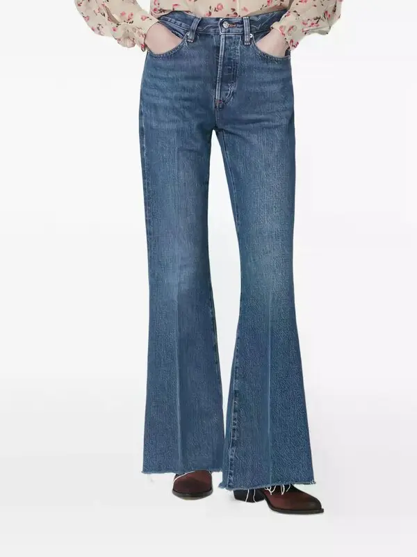 FRAME Frayed Antidote Jeans - Blue
