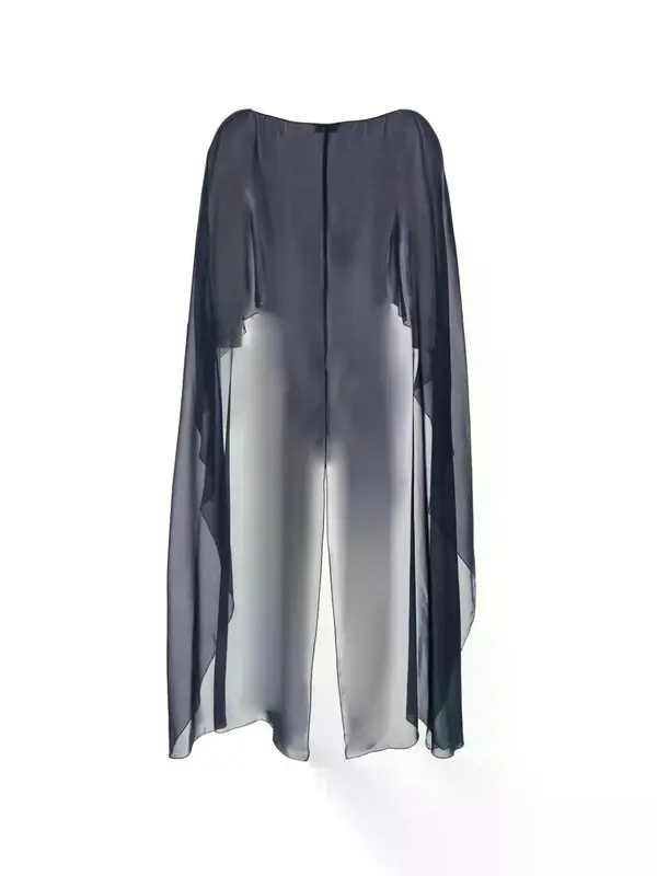 Antonelli Firenze Herve Draped Cape - Blue