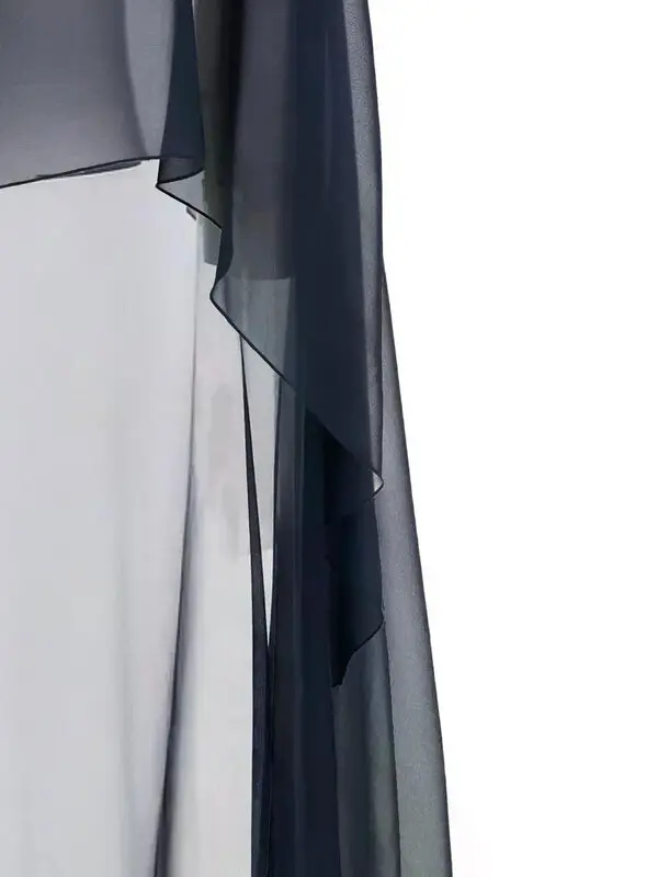 Antonelli Firenze Herve Draped Cape - Blue
