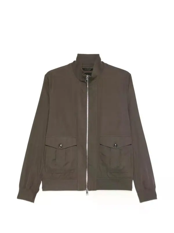MONTECORE Zipped Flap-pocket Jacket - Grey