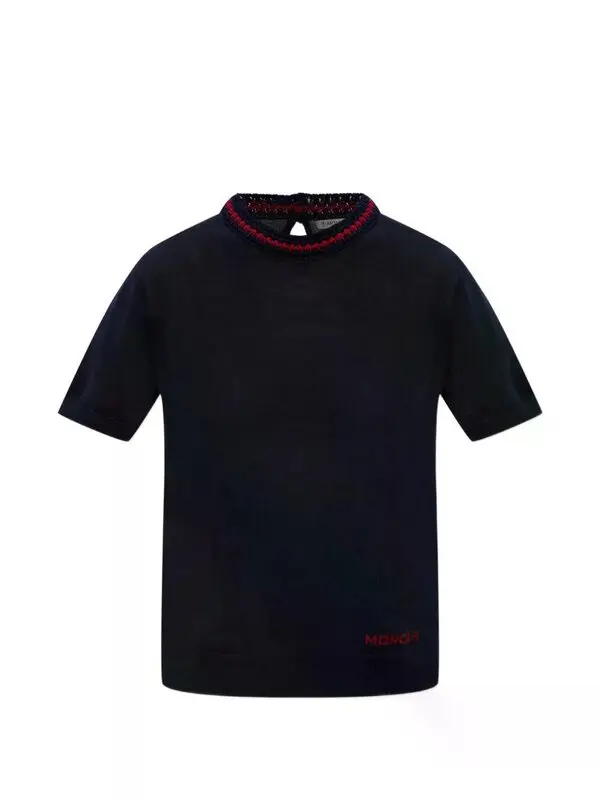 Moncler Short-sleeve Knitted T-shirt