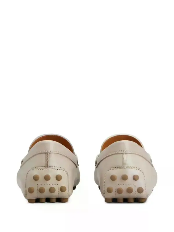 TOD'S Leather Loafers - White