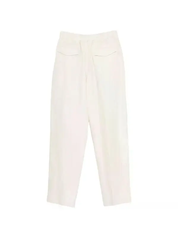 LARDINI Elastic-waistband Trousers - Neutrals