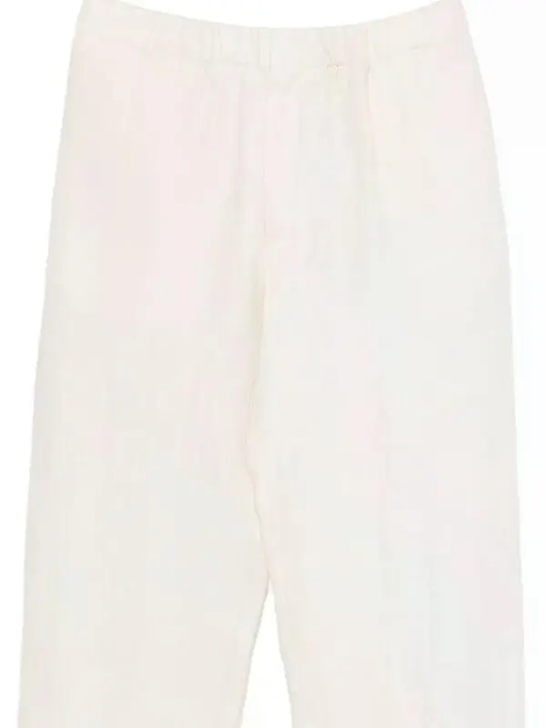 LARDINI Elastic-waistband Trousers - Neutrals