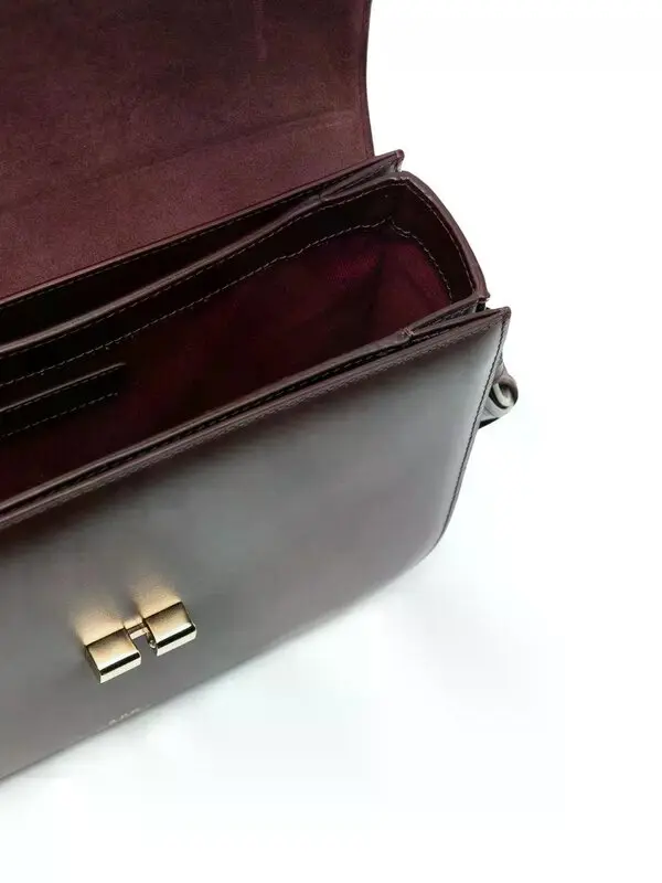 A.p.c. Grace Leather Shoulder Bag - Red