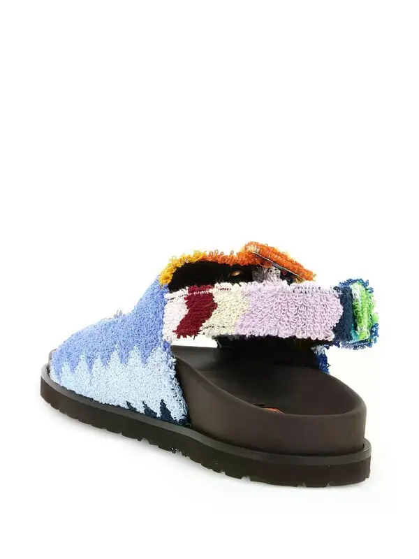 Missoni Zigzag Buckle Sandals - Blue
