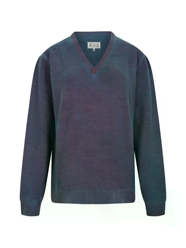 MAISON MARGIELA V-neck Virgin Wool Sweater
