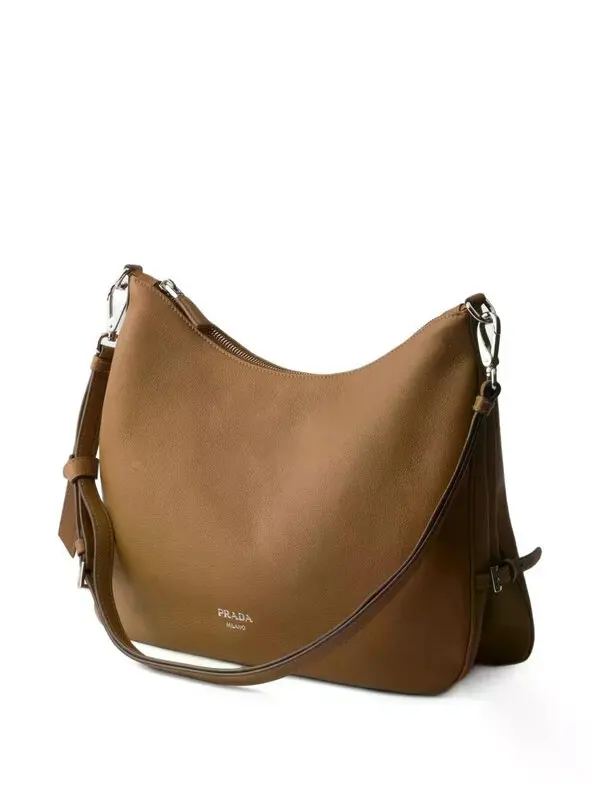 Prada Leather Shoulder Bag - Brown
