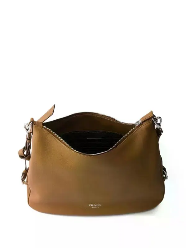 Prada Leather Shoulder Bag - Brown